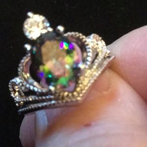 Miami Gems | Jewelry | Crown Ring Midnight Mystic Topaz Ring | Poshmark
